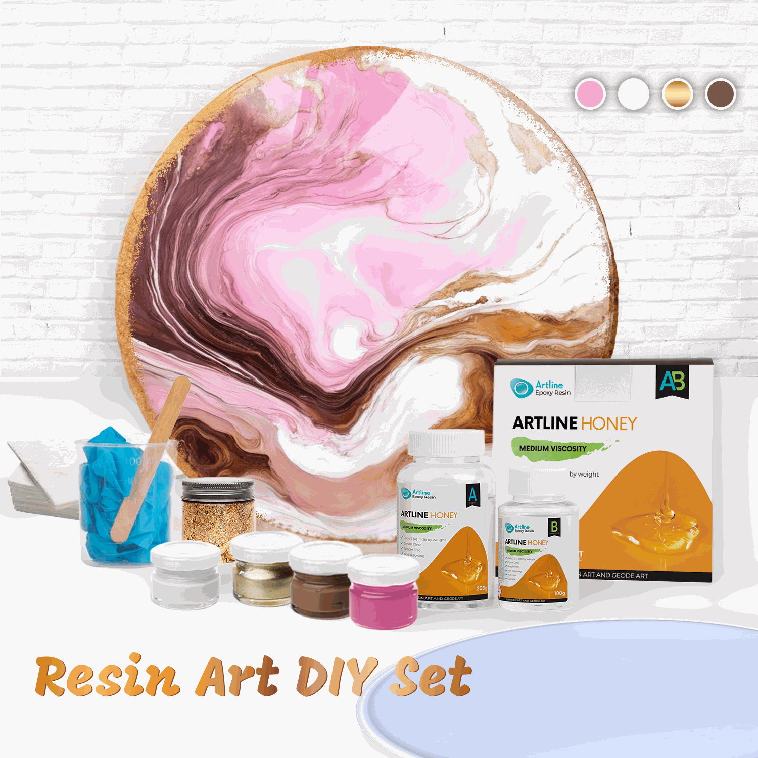 Epoxy Resin Art Kit, 40 cm, Lavanda – Artline Epoxy Resin